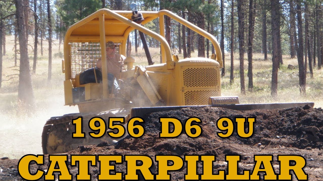 Caterpillar D6-9U Building Road - YouTube