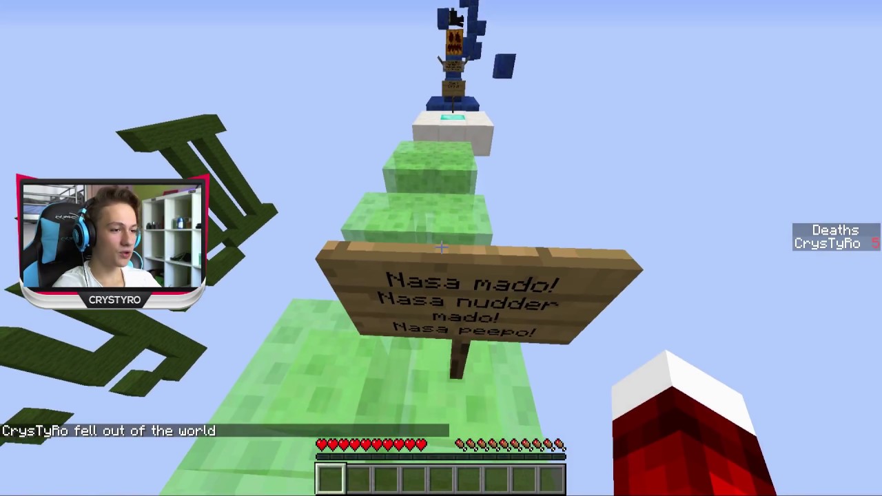 ASTA ESTE UNA DINTRE CELE MAI TARI MAPE !!! Minecraft Parkour Map ...