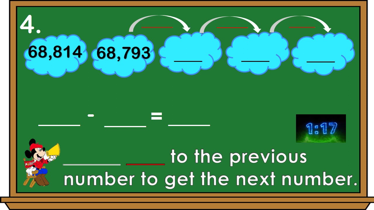 Number Pattern Seatwork for Grade3 - YouTube