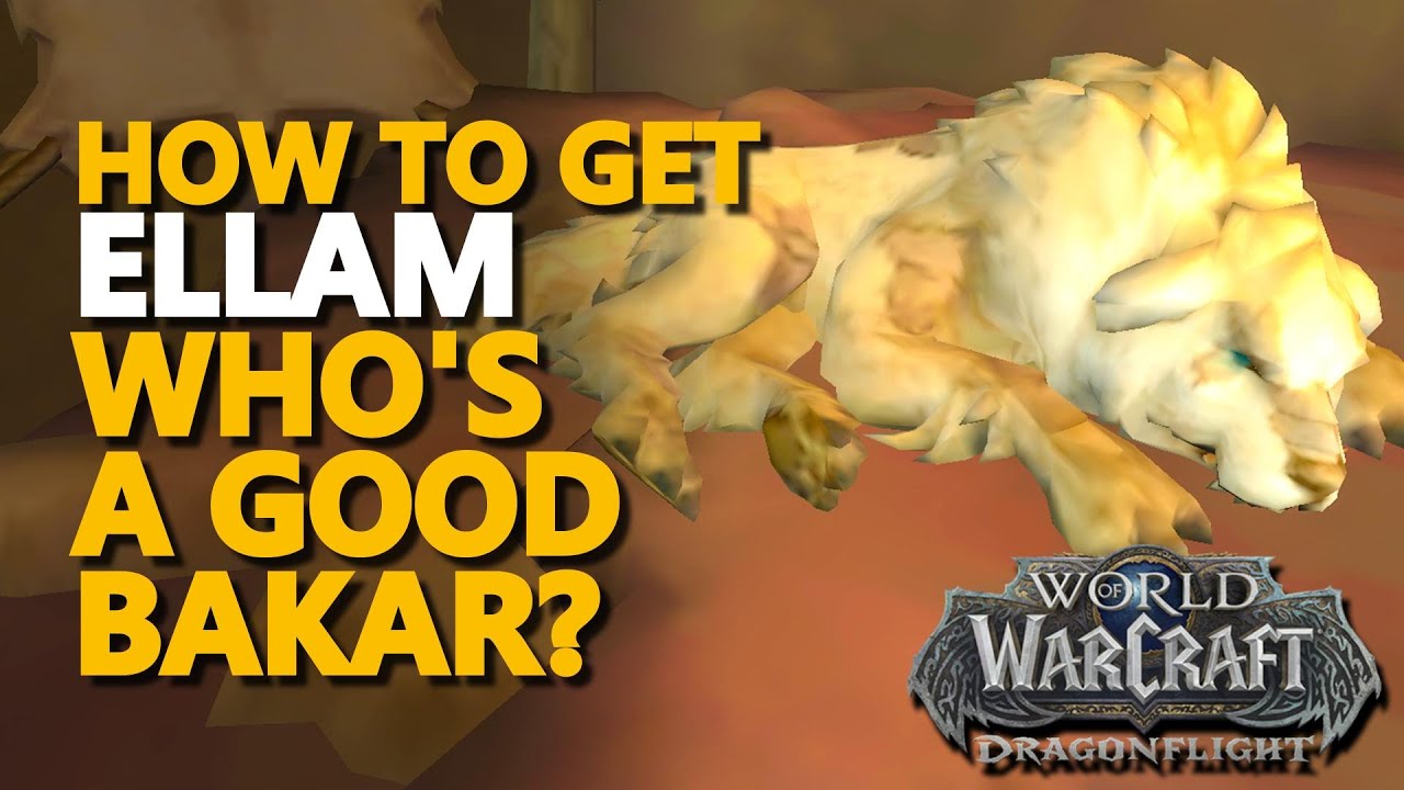 Ellam WoW [Who's a Good Bakar] - YouTube