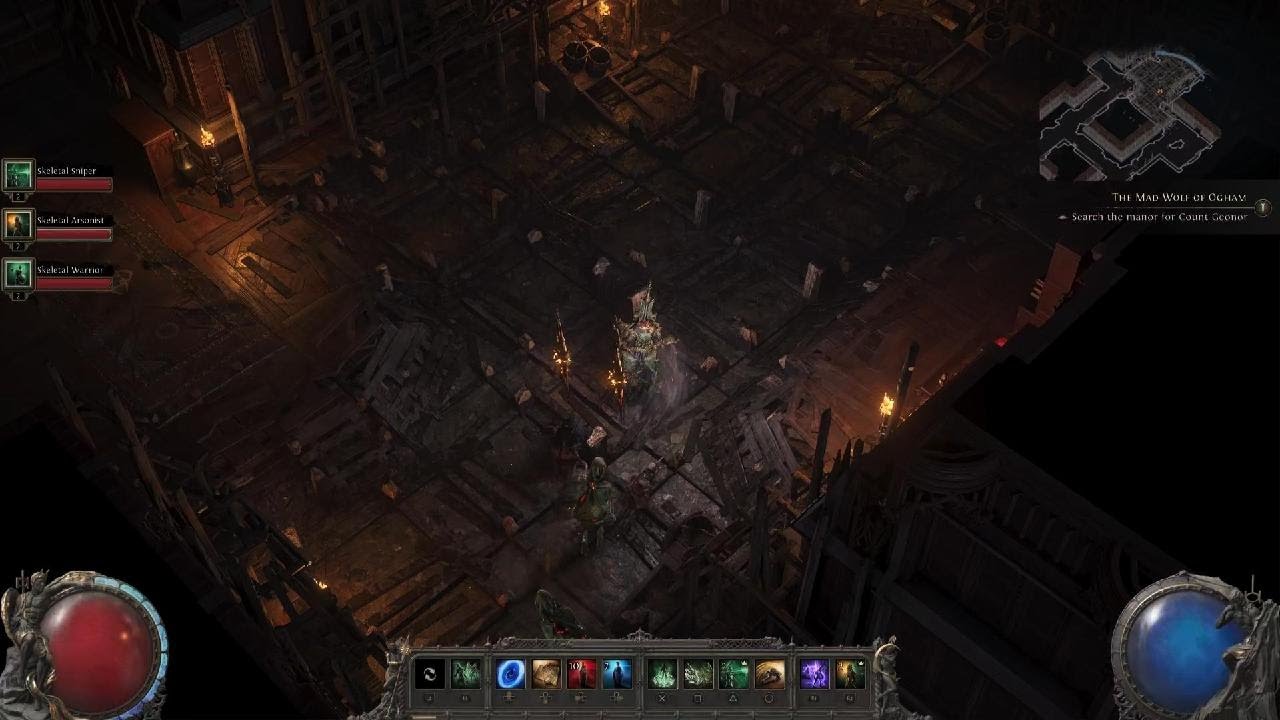 Path Of Exile Act 1 Final Boss Won on First Try Witch - YouTube