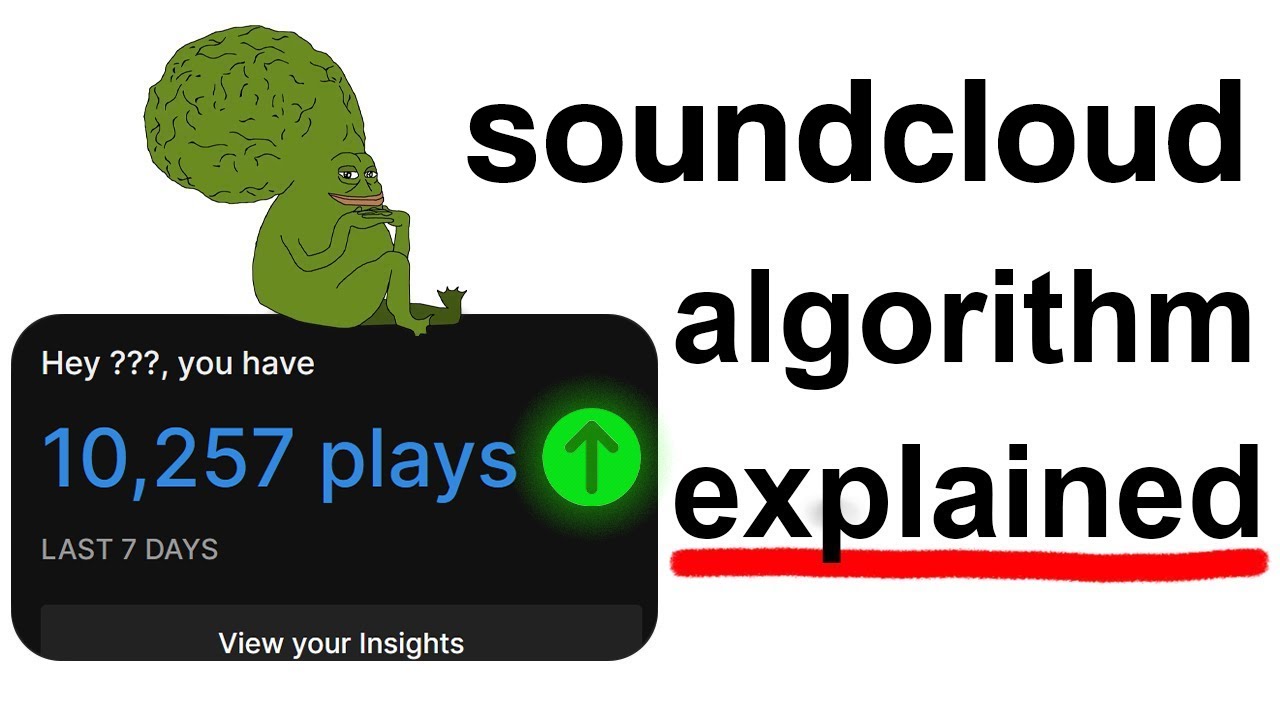 How to make the soundcloud algorithm love you in 5 minutes - YouTube