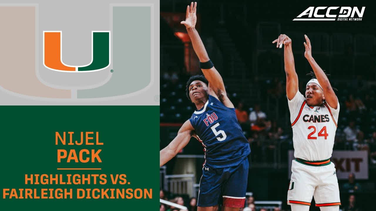 Miami's Nijel Pack Starts The Season Red Hot - YouTube