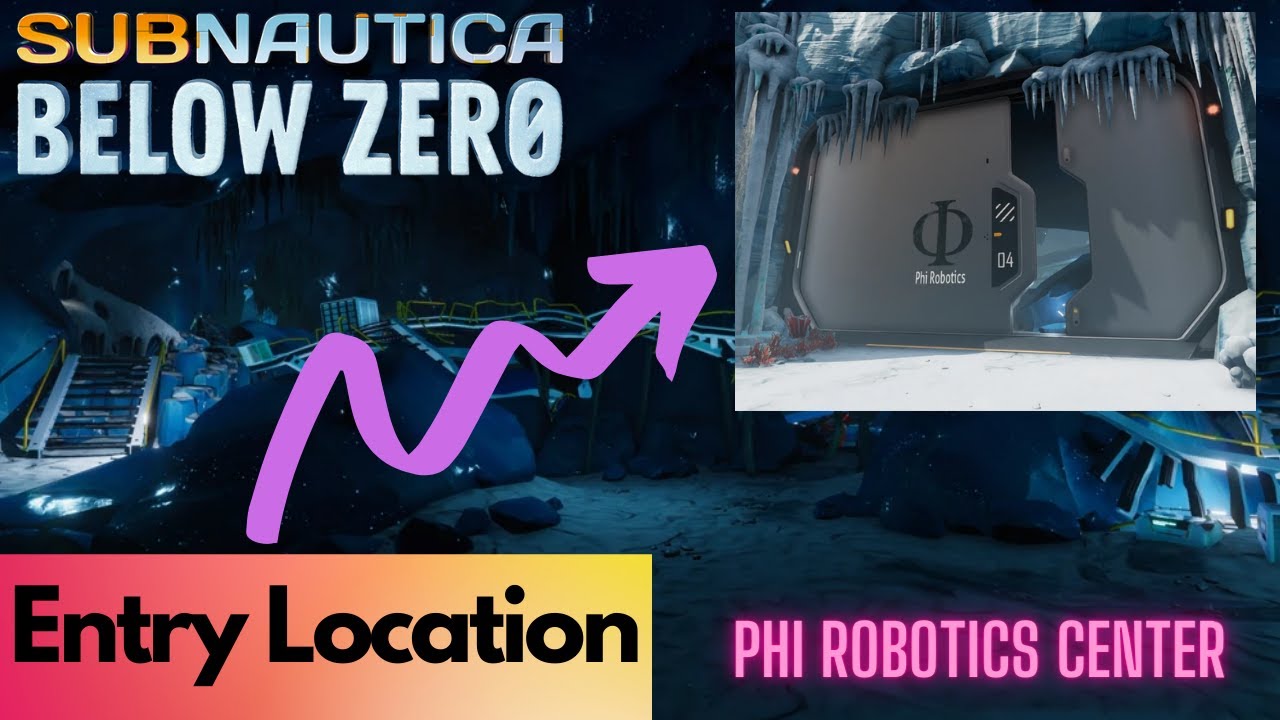 Phi Robotics Centre Entrance Location | Subnautica Below Zero - YouTube