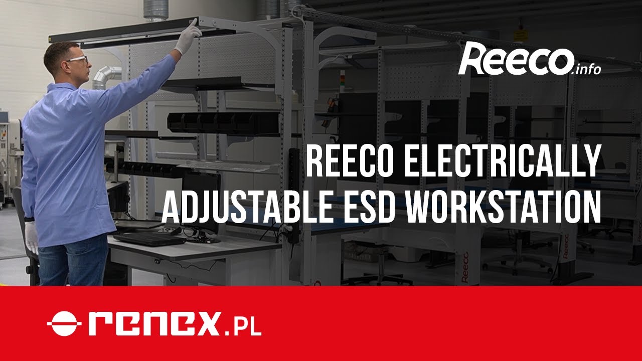 REECO ELECTRICALLY ADJUSTABLE ESD WORKSTATION - YouTube