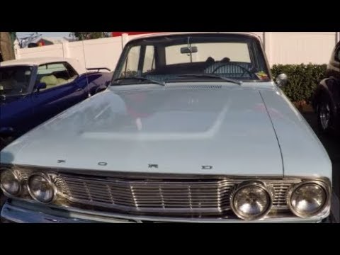 1964 Ford Fairlane Four Door Sedan BluWht OldTown121617 - YouTube