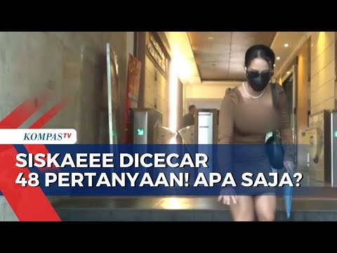 Diperiksa sebagai Saksi Kasus Produksi Film Porno di Jakarta Selatan, Siskaeee Dicecar 48 Pertanyaan