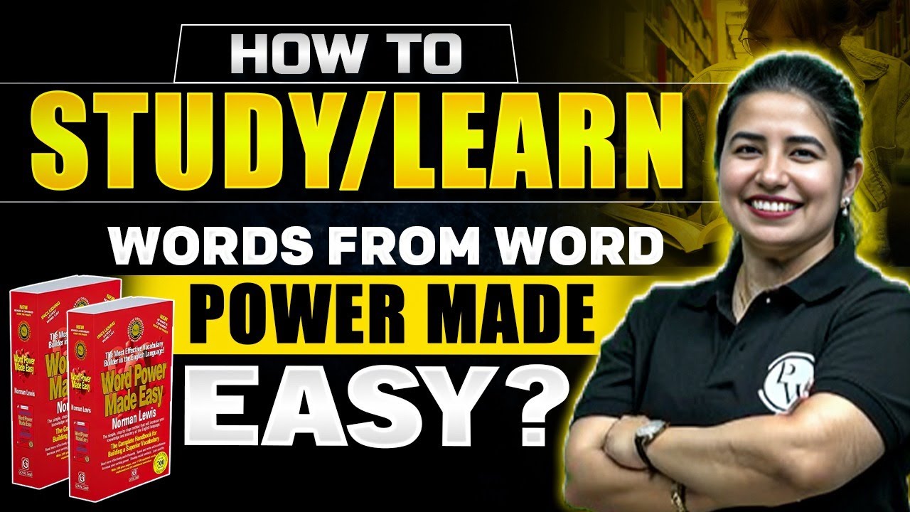 How to Study/Learn Words From Word Power Made Easy - YouTube