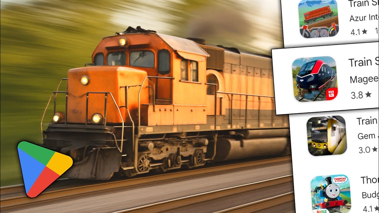 I Tried The "BEST" Train Games On Mobile !! - YouTube
