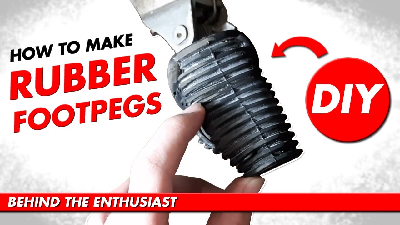 How To Make Rubber Footpegs For Flat Track (DIY Edition) | Behind The ...