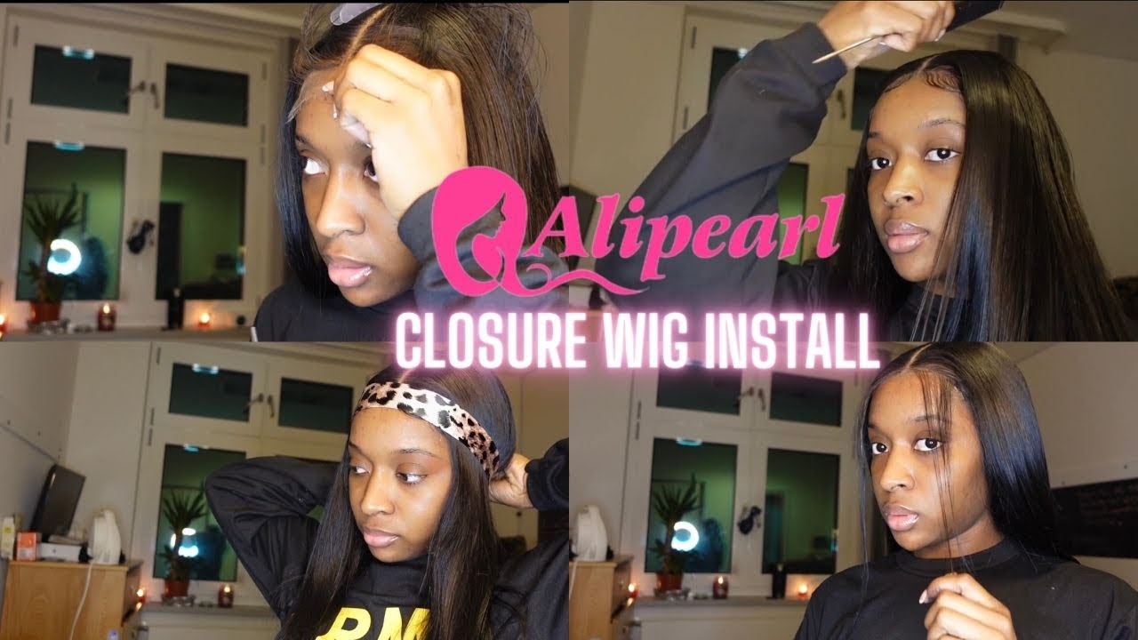 HAIR TUTORIAL: Alipearl Wig Install |Military Hairstyles ⁠ | Protective ...