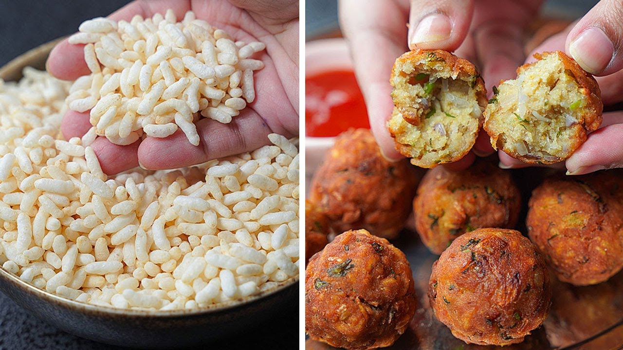 If you have murmura at home, make this murmura snacks | Puffed rice ...