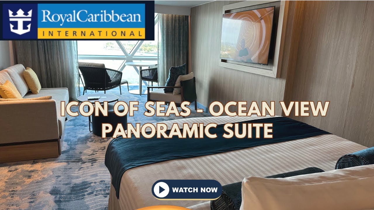 Icon of the Seas Ocean View Panoramic Suite - YouTube