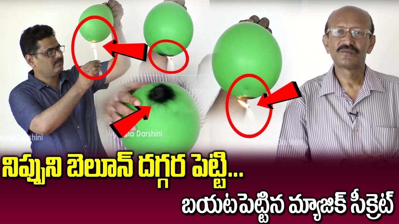 Fire Water Balloon - Science Experiment || Balloon on candle Flame ...