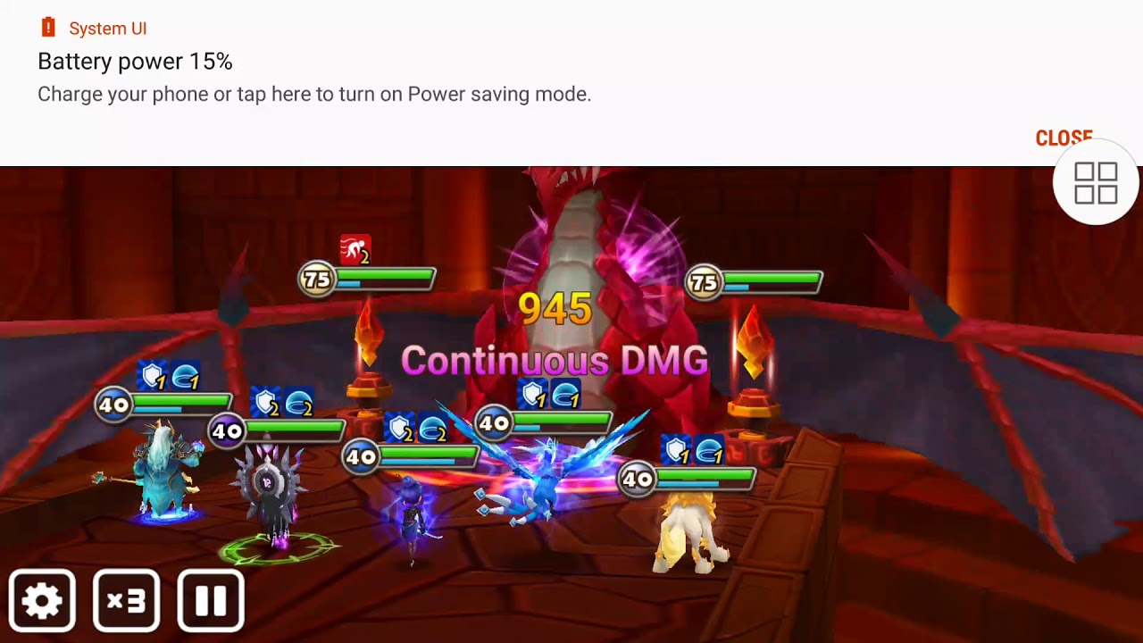 Summoners War Dragons B10 poseidon emma sigmarus - YouTube