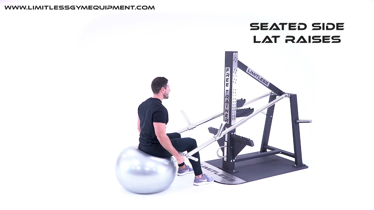 Seated Side Delt Raise - Free Trainer Pro - YouTube
