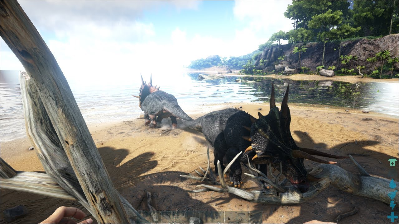 ark survival evolved the island, with immersive flight mod - YouTube