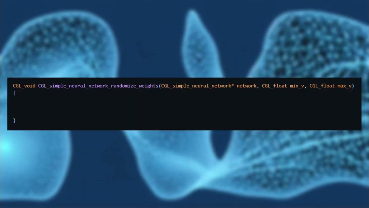 Implementing Neural Networks & Backpropagation from Scratch in C | Jaysmito Mukherjee - YouTube