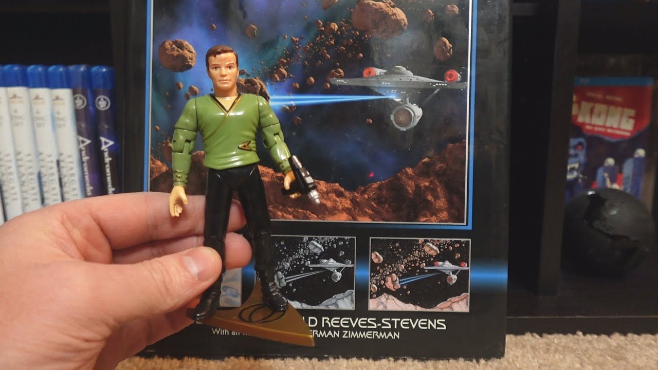 Playmates Star Trek Captain Kirk alternate uniform figure - YouTube