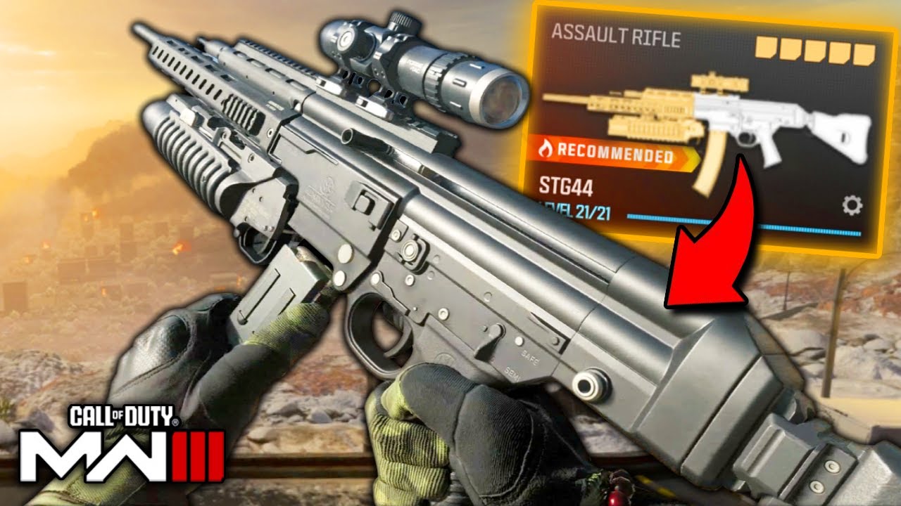 NEW Tactically Modern STG 44 and Kar98k with a Bayonet FUN - Modern ...