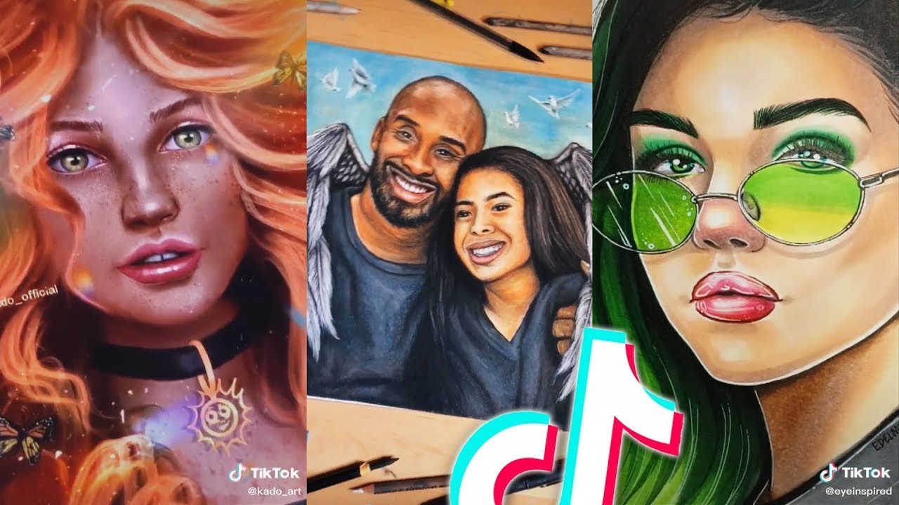 Tik Tok Art i watch to be inspired AND MOTIVATED!!! - YouTube