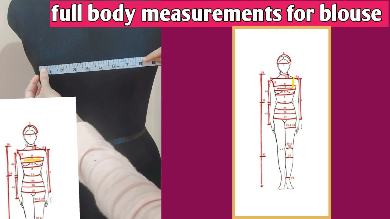 full body measurements |full body measurements female #fashion #blouse ...