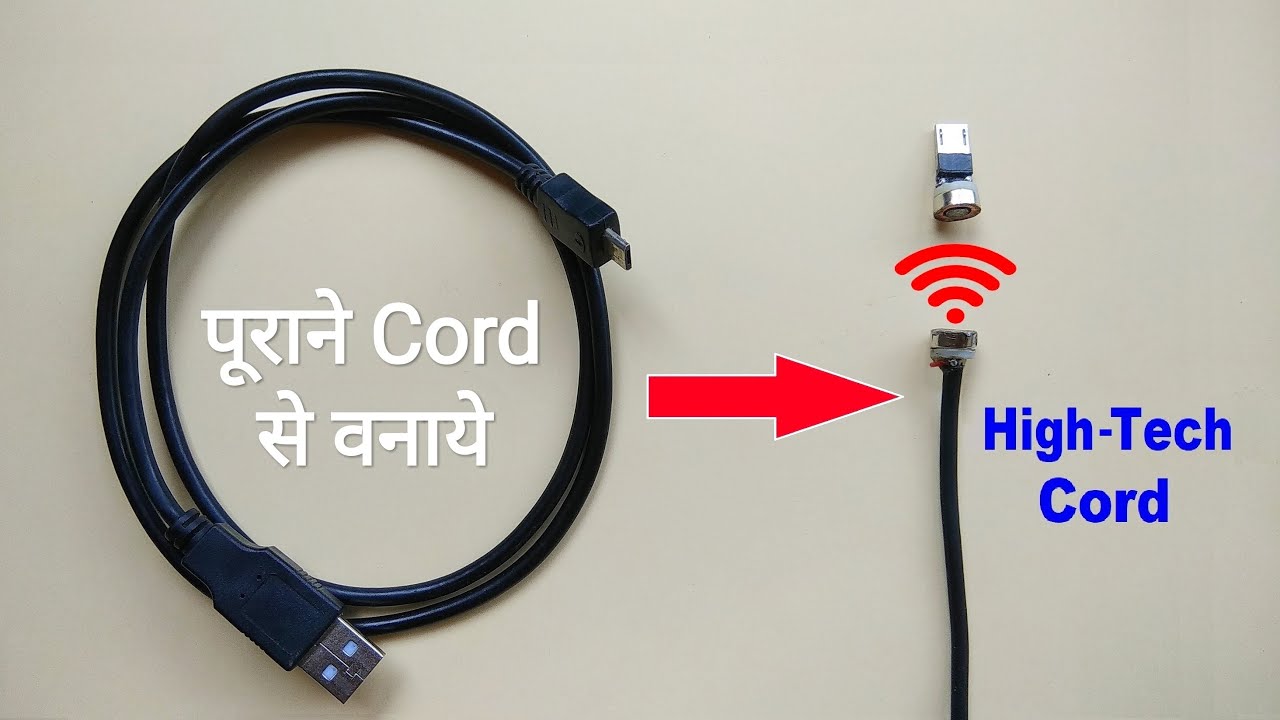How To Make High-Tech Charging Cord From An Old Phone Charger Cord ...