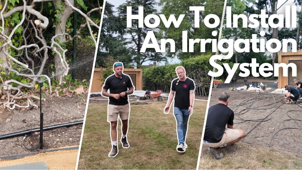 How To Install An Irrigation System | On-site Install - YouTube
