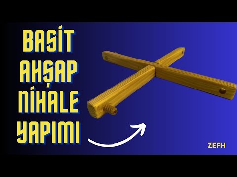 Woodworking / Ahşap Nihale (altlık) Yapımı / Wooden Trivet Construction