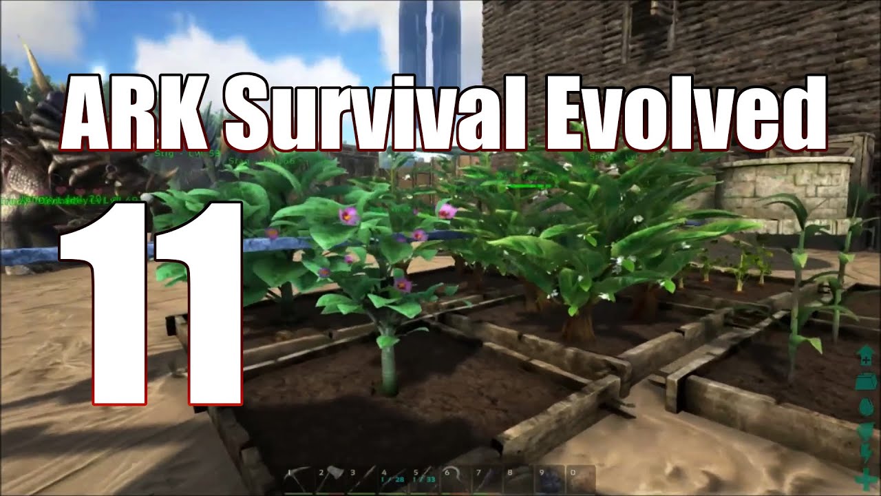 ARK: Survival Evolved - Ep. 11 - Farming & Electricity Pt. 2 - YouTube