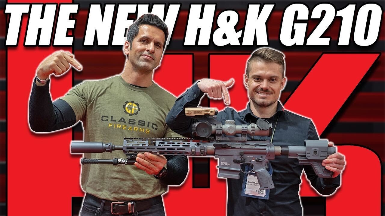 First Hands On The HK G210 | German Special Forces' .308 DMR Rifle - YouTube