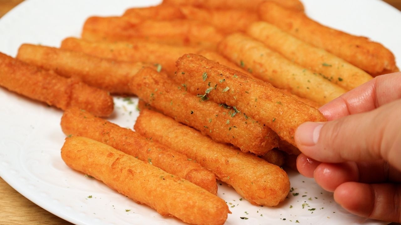 1 POTATO! Make this super easy potato snack at home. So delicious ...