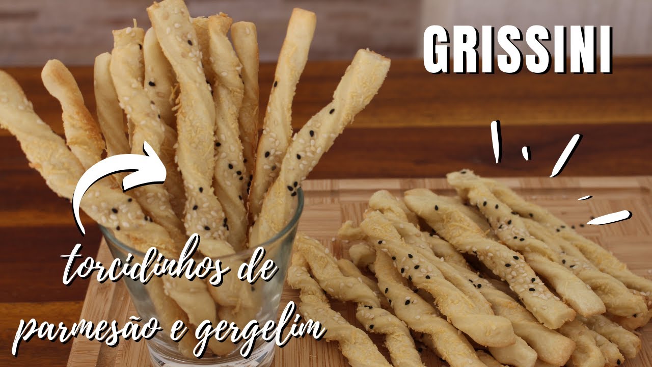 GRISSINI - TORCIDINHOS DE PARMESÃO E GERGELIM | Gostei do Gosto ...