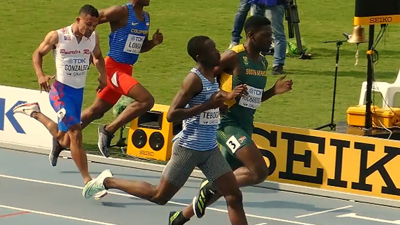 Letsile Tebogo in a 100 m run! INCREDIBLE Jogging to 10.14 in ...