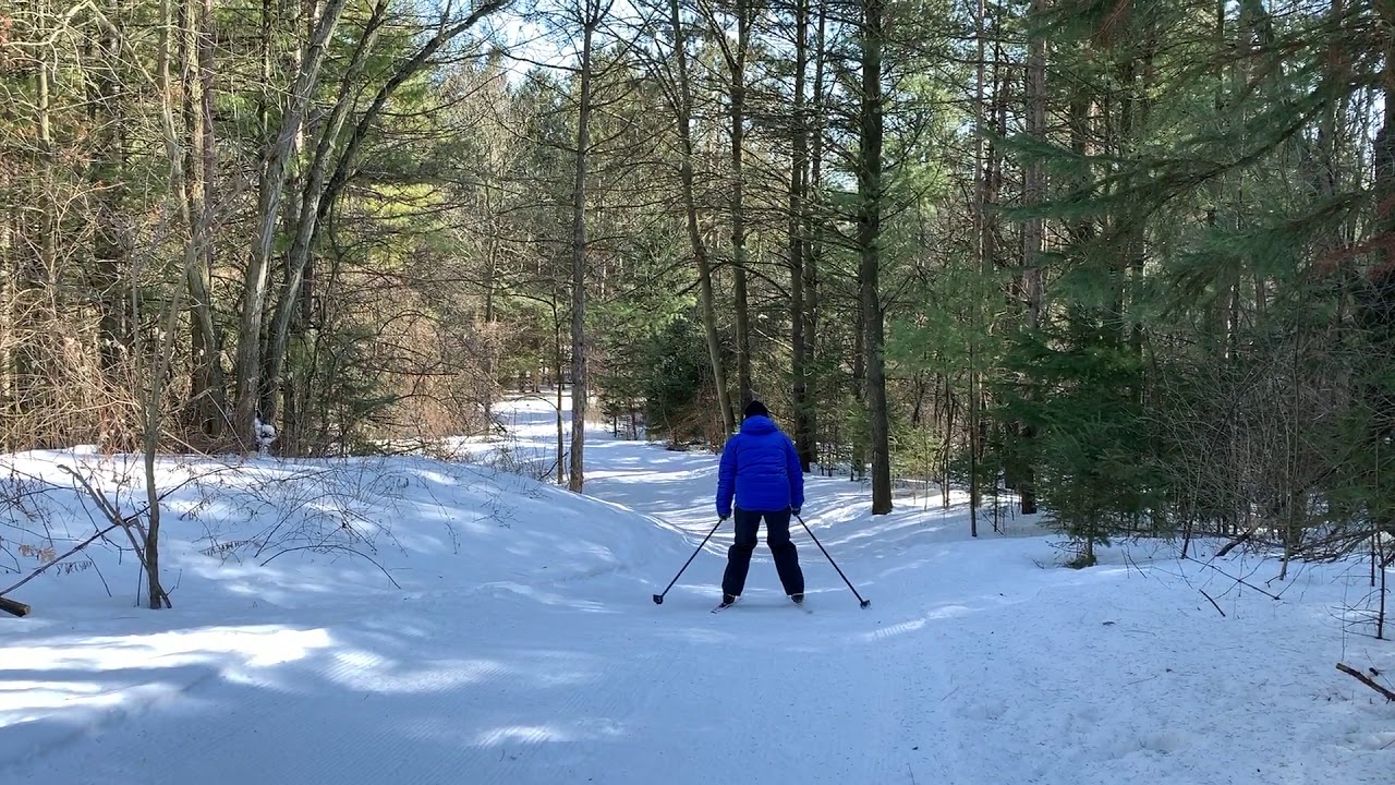 Cross-country skiing at Pinehurst Lake Conservation Area | Happy Time ...