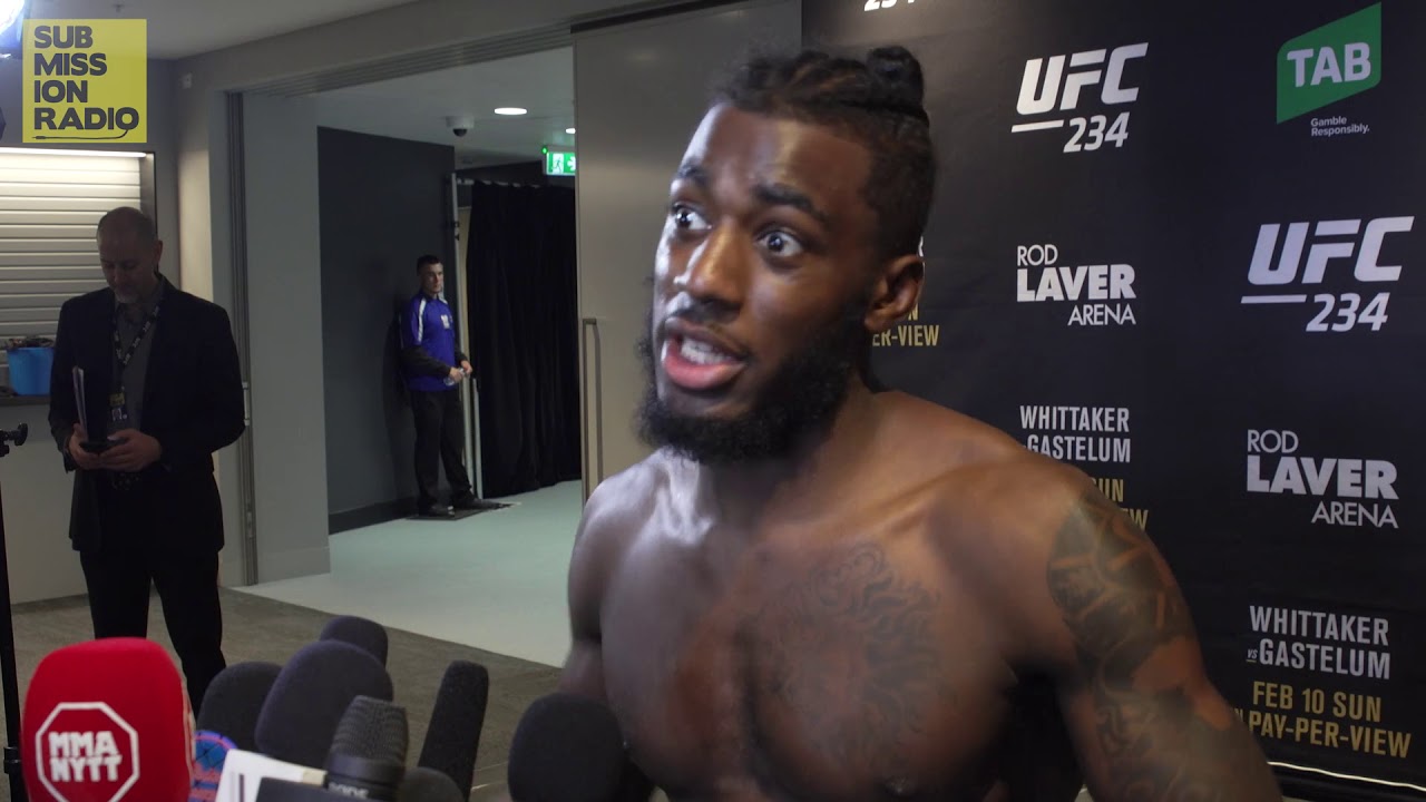 UFC 234: Devonte Smith Post-Fight Scrum - YouTube
