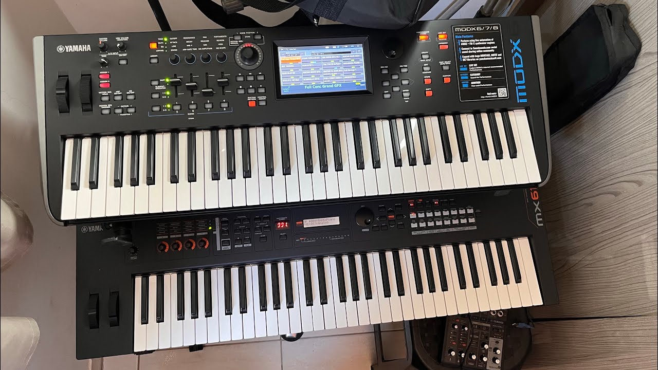 Keybed - Teclas do Yamaha Mx61 e Modx6 são iguais? - YouTube