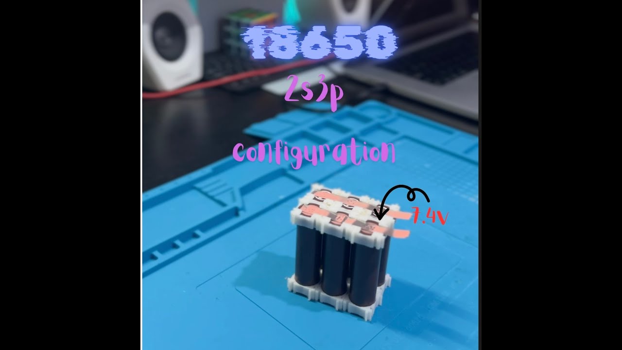 2s3p lithium ion cell configuration - YouTube