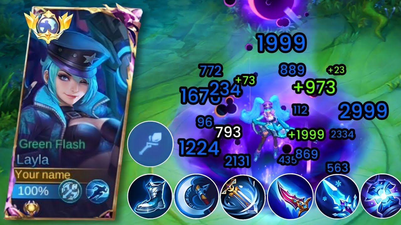 LAYLA BLUE BUILD & EMBLEM HACK DAMAGE! are you serious? - YouTube