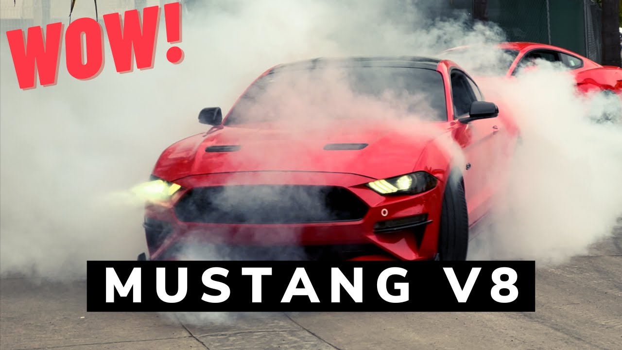 Gastamos media llanta derrapando!! Mustang V8 5.0 Repro Nivel 1 ...