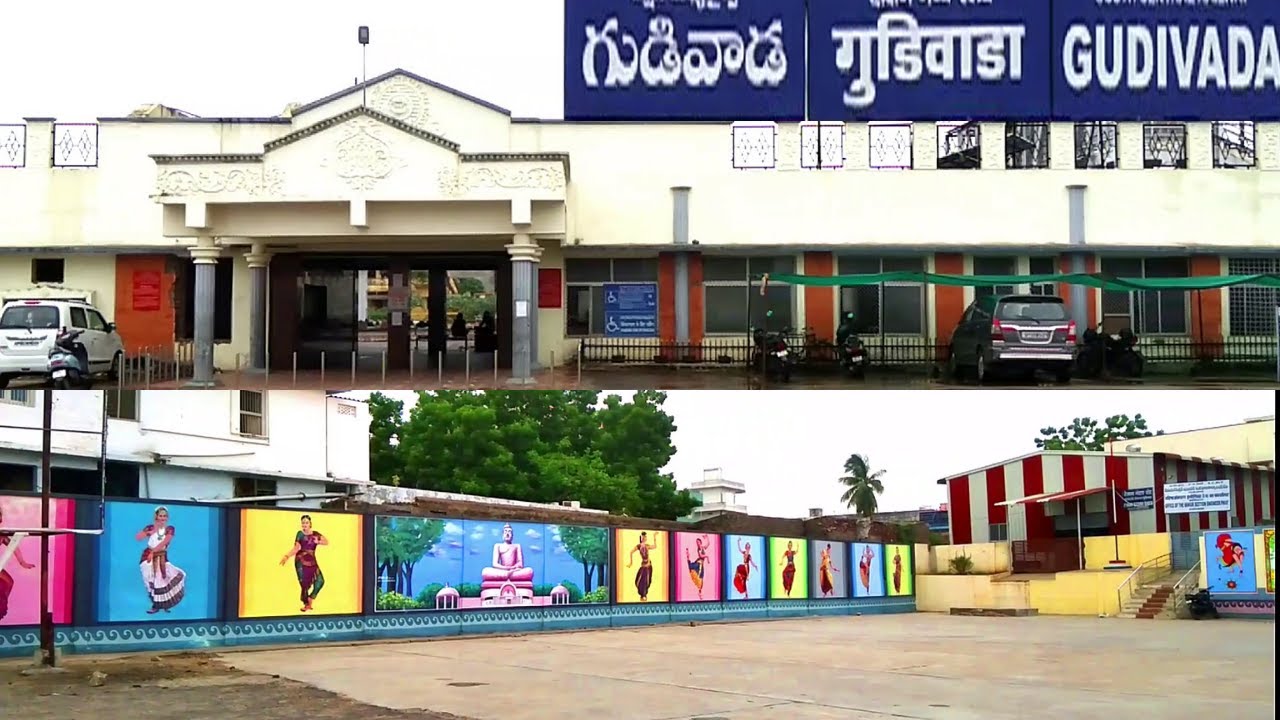Gudivada railway station overall view - YouTube