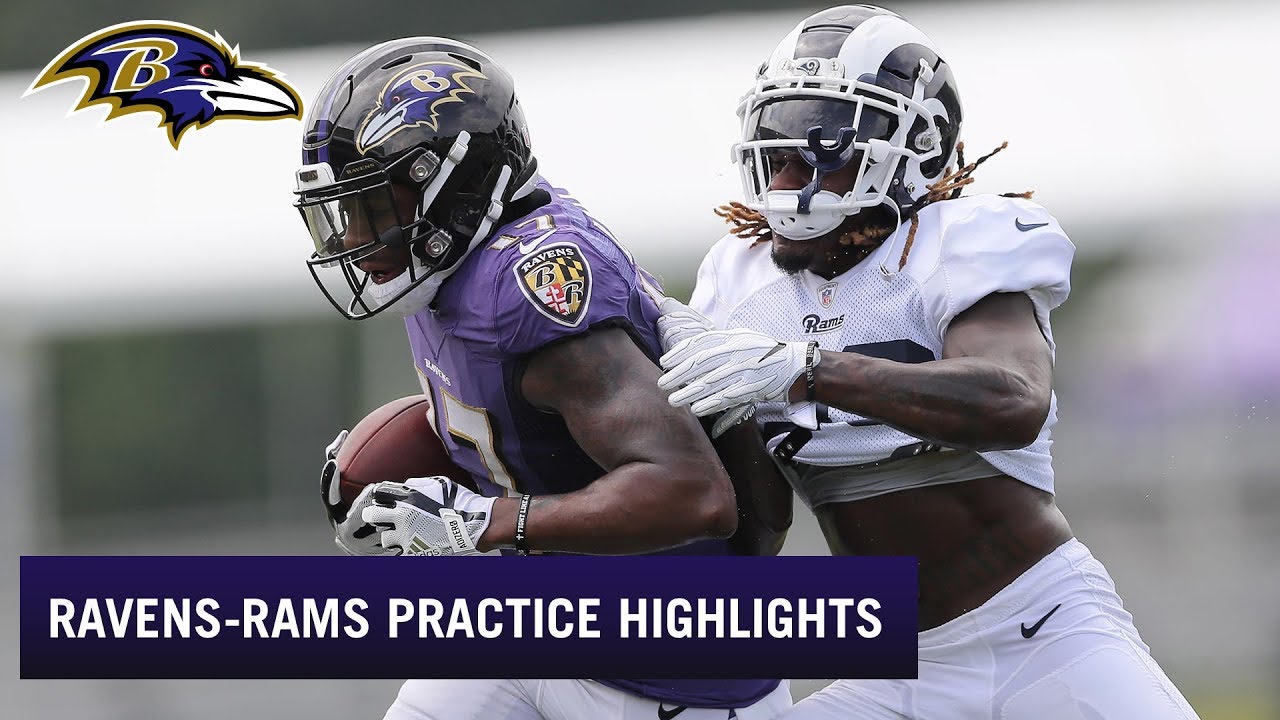 Highlights Day Two of Ravens-Rams Joint Practices | Baltimore Ravens ...