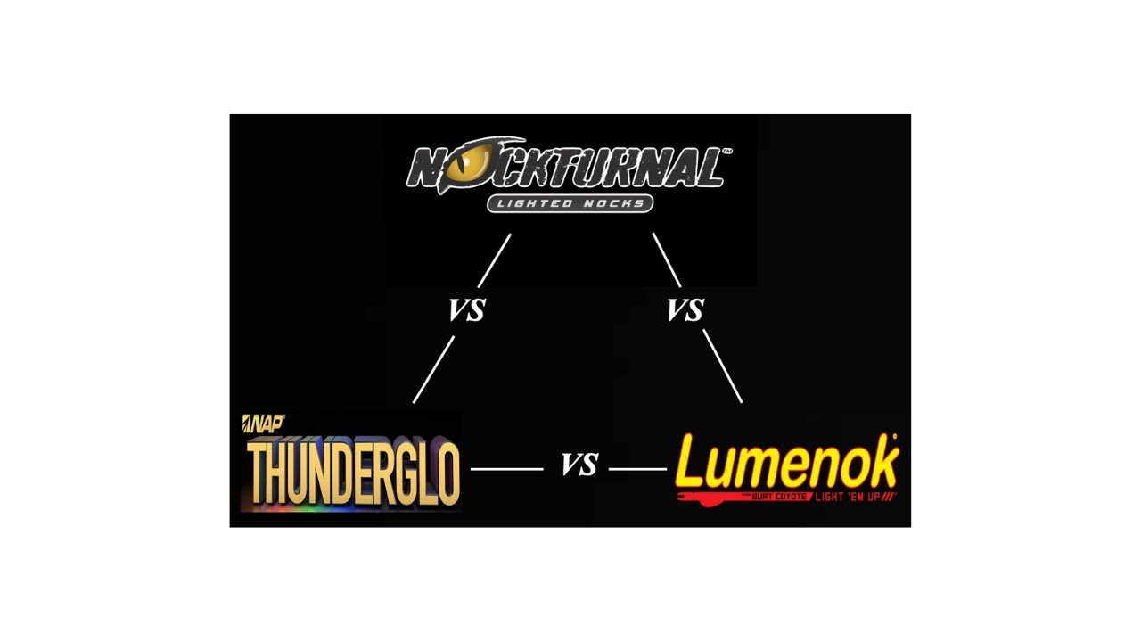 Best Lighted Nocks for Bowhunting? NAP Thunderglo vs Lumenok vs ...