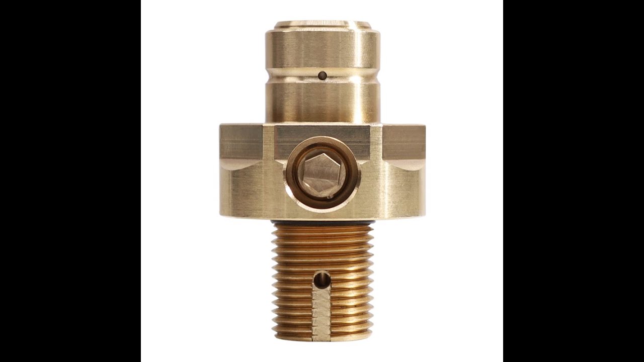 quick valve for sodastream DUO Terra ART new cylinder Brass type - YouTube