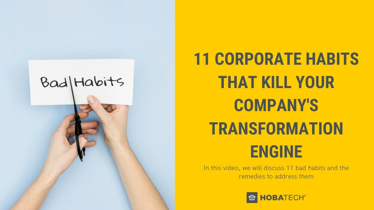 🚀 11 Corporate Habits That Kill Your Company's Transformation Engine ...