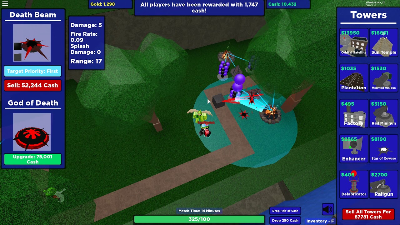ROBLOX Cube Defense - Wave 85 - YouTube
