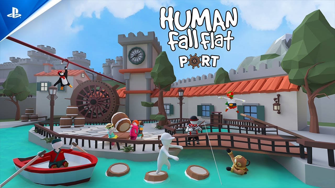 Human: Fall Flat - Free Level Port Launch Trailer | PS5 & PS4 Games ...