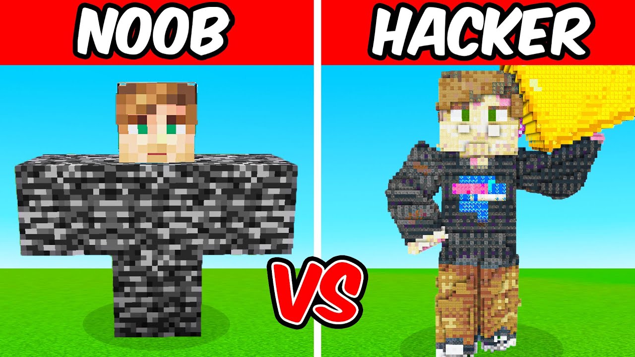 NOOB VS HACKER: MR BEAST Build Challenge! - YouTube