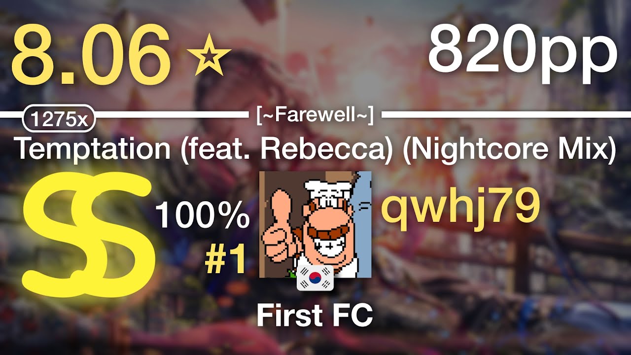 💝8.06⭐qwhj79 | Arash - Temptation (feat. Rebecca) (Nightcore Mix ...