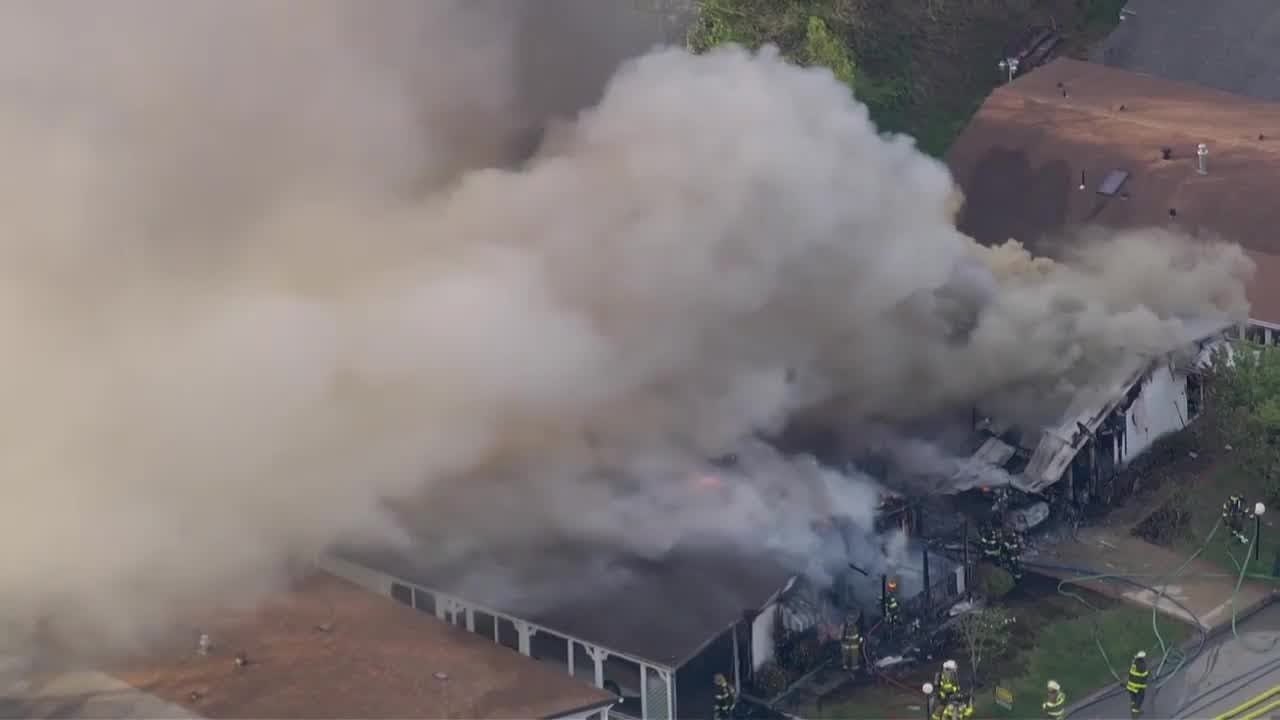 Heavy smoke rises as firefighters battle 2 home fires in Westmoreland ...